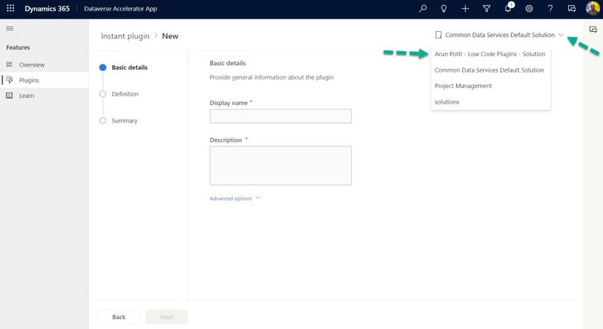 How to Create an Instant Plugin in the Dataverse Environment? How to Create an Instant Plugin in the Dataverse Environment?